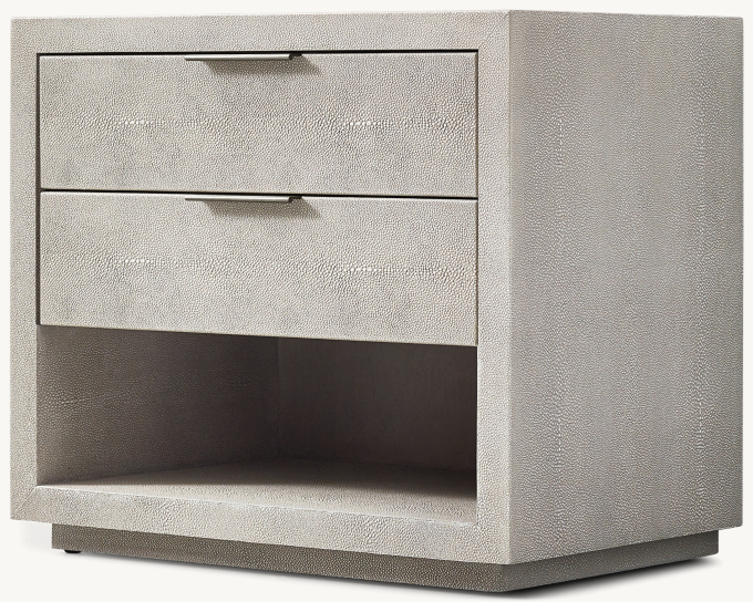 Restoration hardware shagreen nightstand store