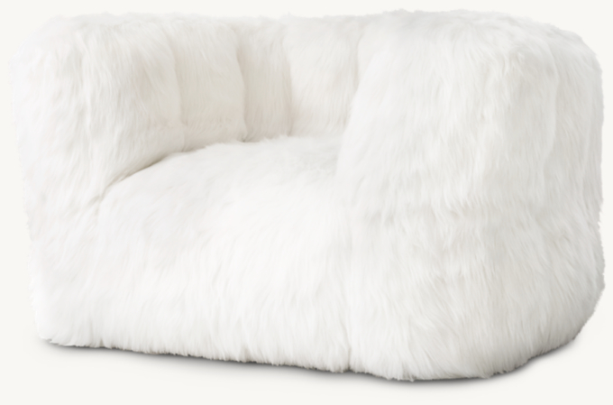 Channel Stitched Bean Bag Chair Kashmir RH