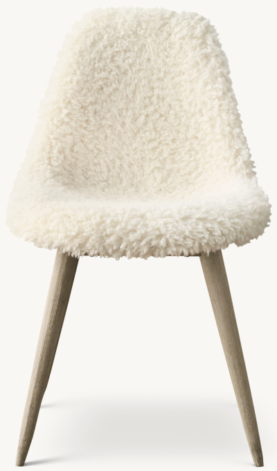 Larkin Faux Mongolian Lamb Desk Chair | RH TEEN