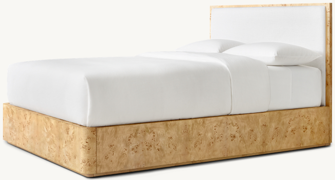 Bardot Burl Bed Collection | RH TEEN
